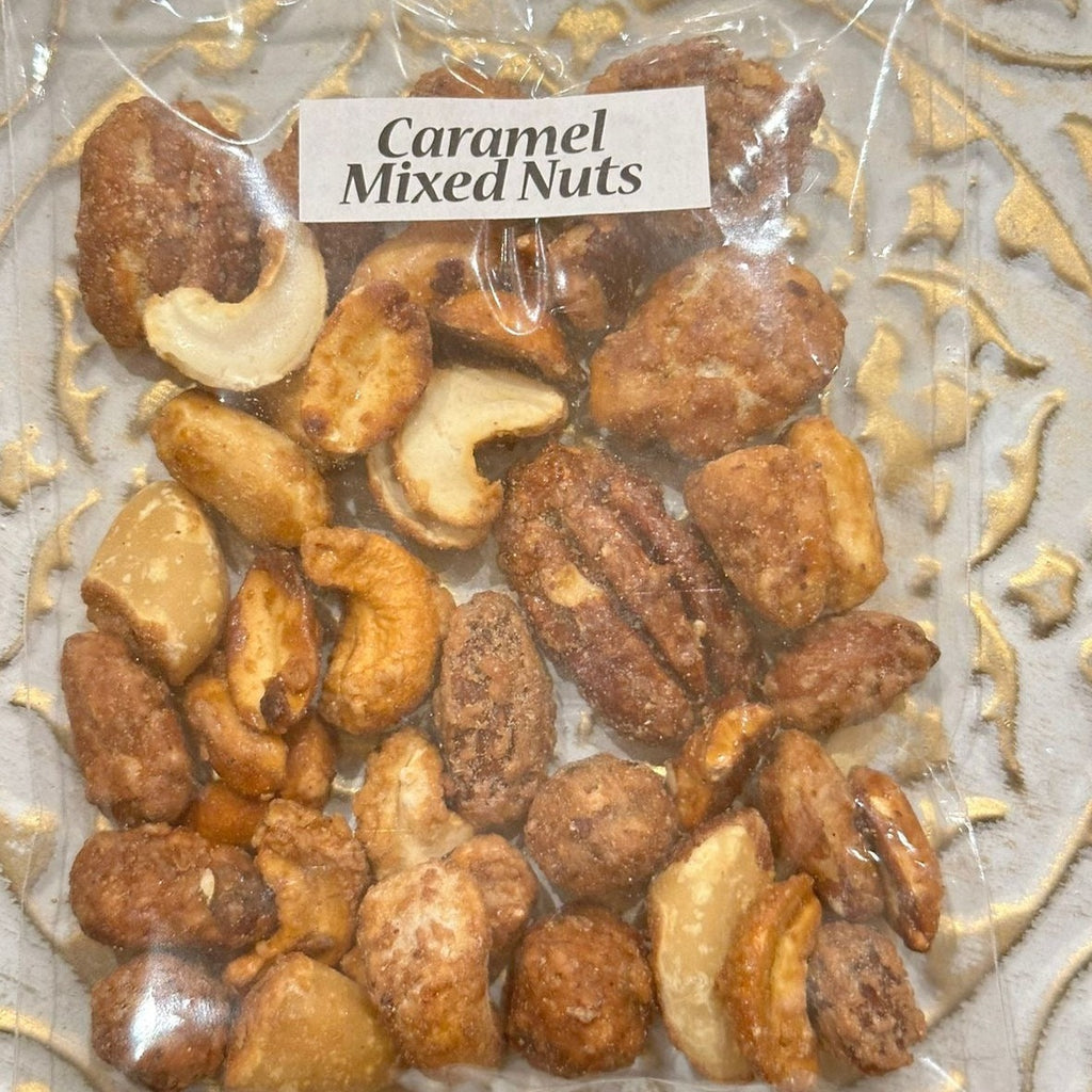 CARAMEL MIXED NUTS 55G – @ PAUL'S