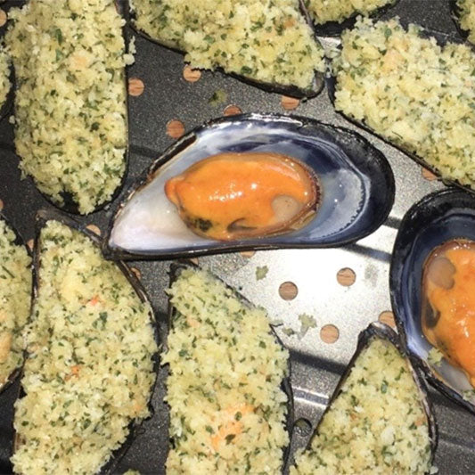 GARLIC BREADED MUSSELS 500G – @ PAUL'S